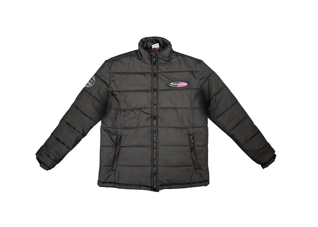 Dobinsons Black Logo Puffer Jacket (PG00-2337) - X-Large – Elude ...